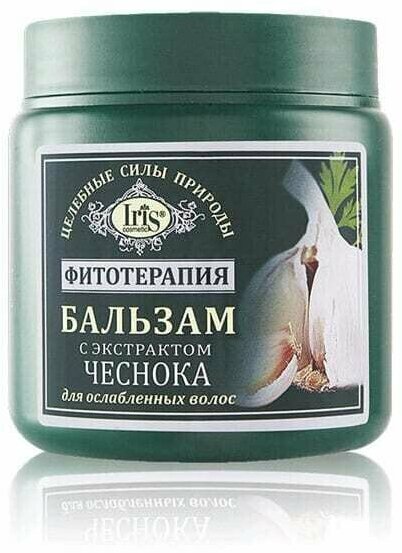 IRIS Фитотерапия Бальзам с экстрактом чеснока для ослабленных волос, 500 мл