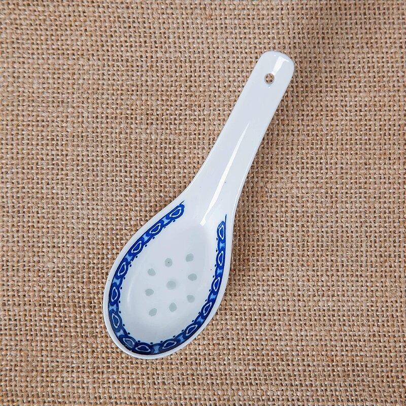 10 упаковок ложек, керамических ложек, маленьких ложек, керамической посуды Цзиндэчжэнь, сине-белые изысканные бытовые