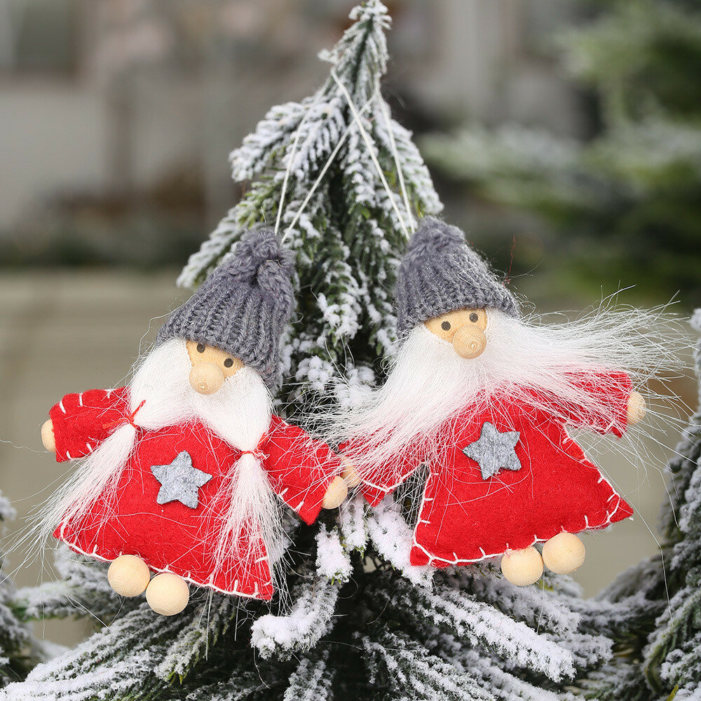 Деревянные бусы whimsical кукольные украшения для елки, для детей