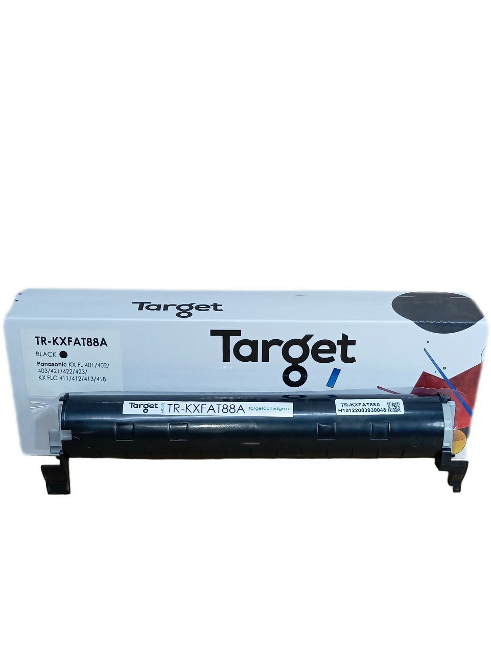 Тонер-картридж Target KXFAT88A, черный, для лазерного принтера, совместимый
