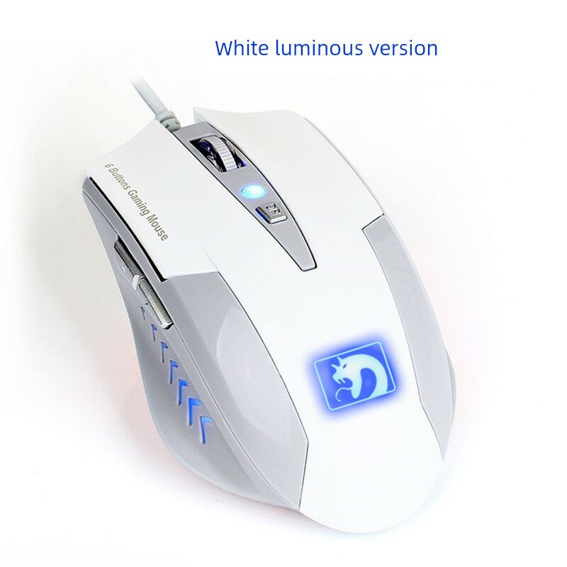 Новая игровая мышь New Alliance Mamba Snake: проводная и беспроводная, USB, светящаяся, для компьютера, офиса, дома, с