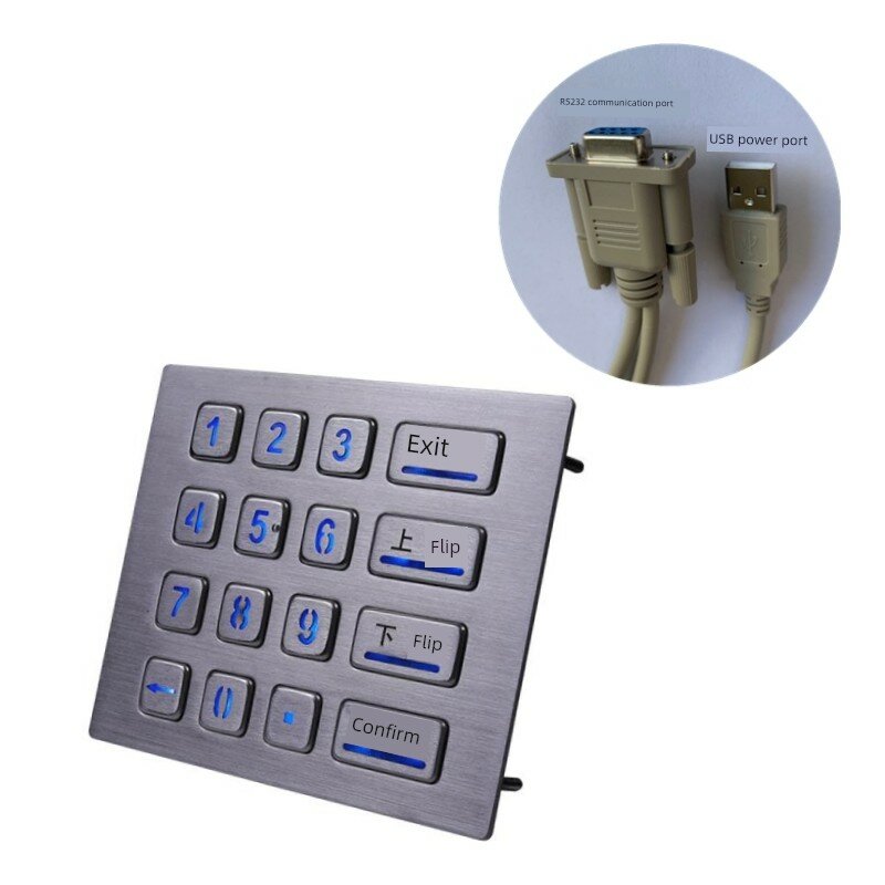 Dawo D-8281C Xiaoyu Tick автомобильная стиральная машина специальная клавиатура металлическая 16-клавишная цифровая