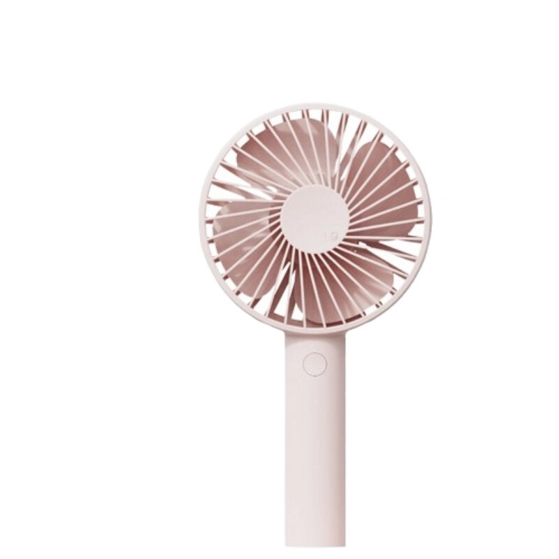 Портативный вентилятор AISOLOVE ручной, coral pink, 1200mah, 3 уровня защиты от ветра