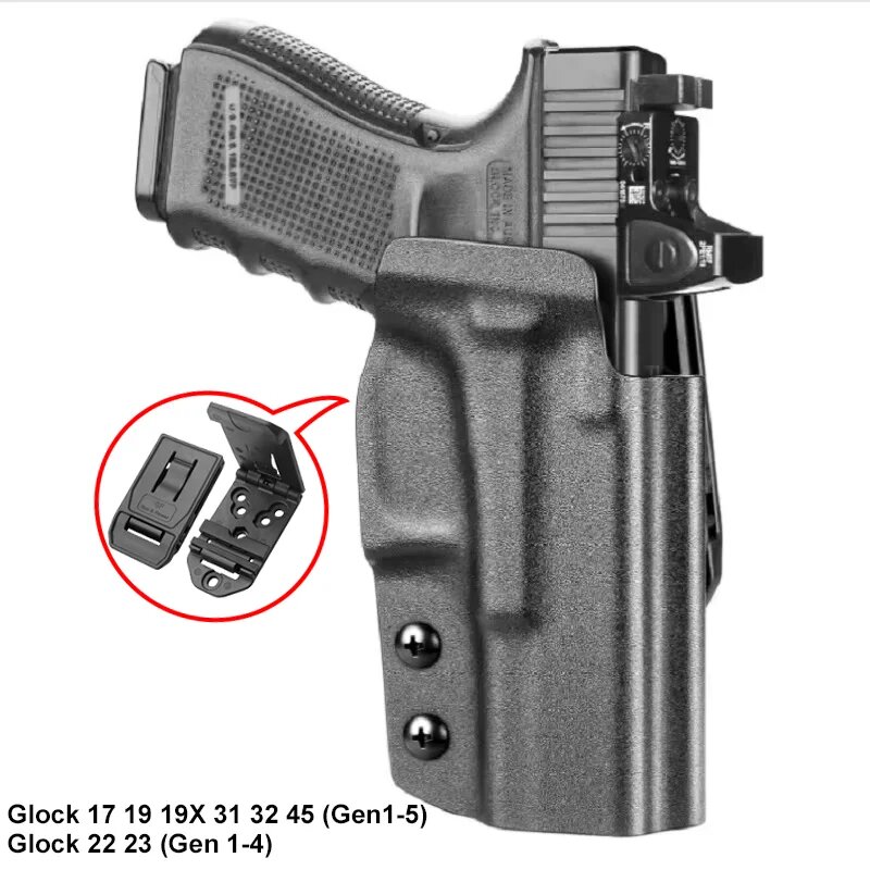 Кобура Gun Flower GF-KOG19B Kydex черная для Glock Right Hand