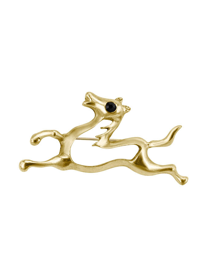 Брошь, стразы