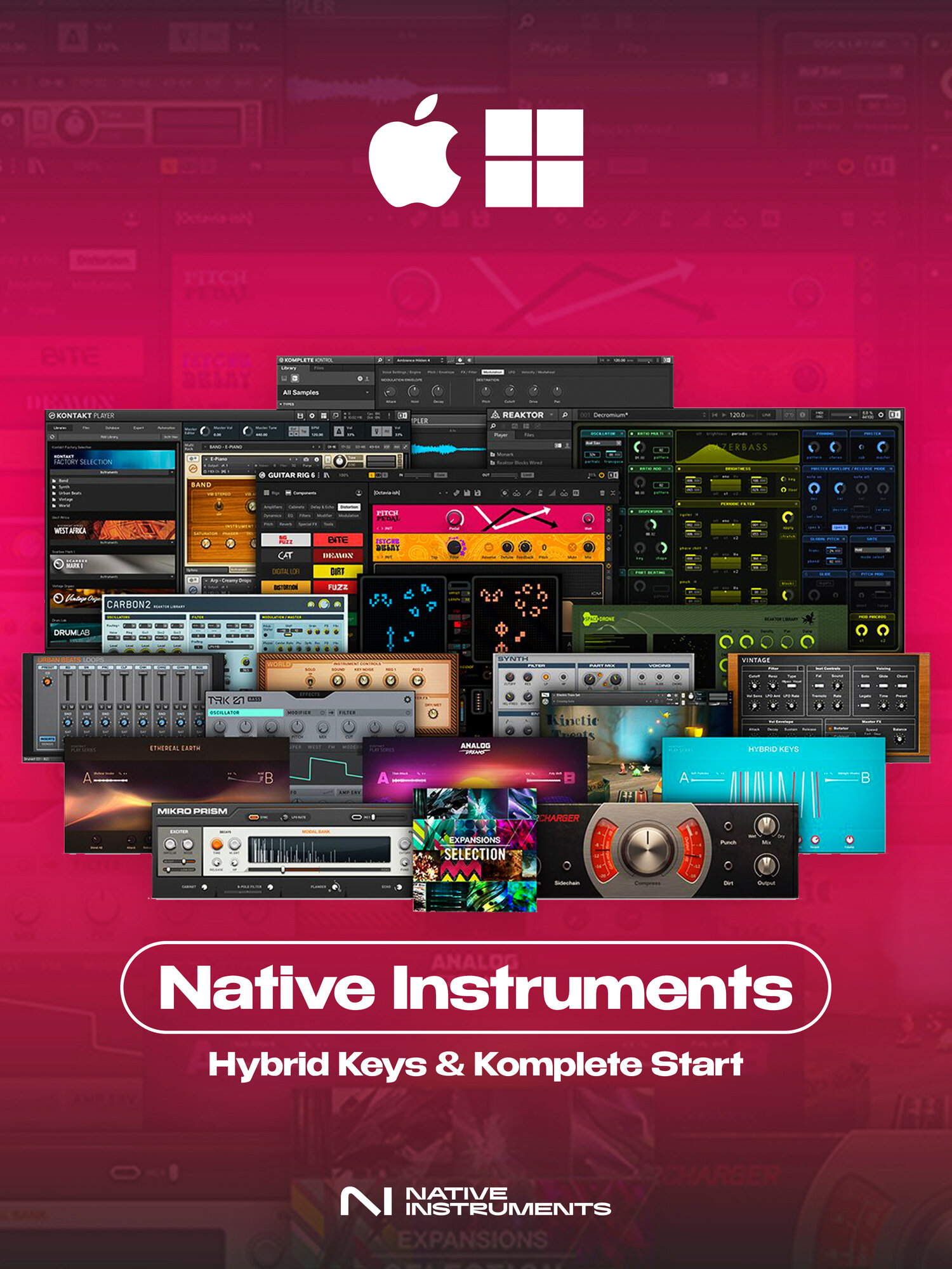 Native Instruments Bundle (лицензионный ключ активации) Набор Start