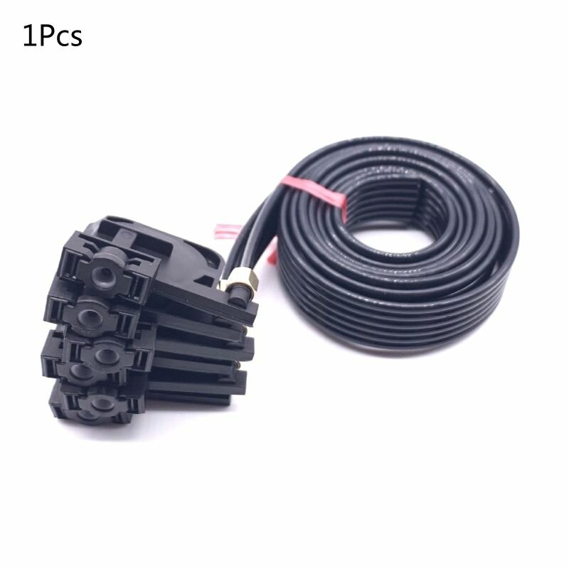 Фильтр хорошего качества, 120 см, 6-линейная трубка с УФ-чернилами трубопроводом для принтера Epson-R330 L800 L805 L1800 R1390, черный