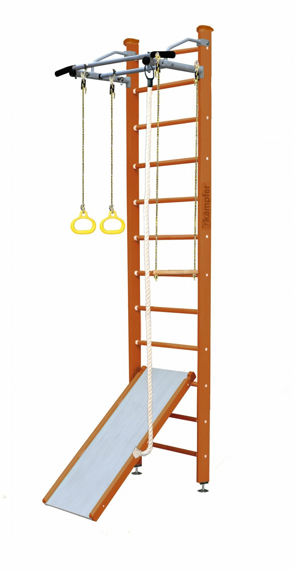 Шведская стенка Kеmfer Ride Ceiling (№3 Классический Стандарт белый антик турник)