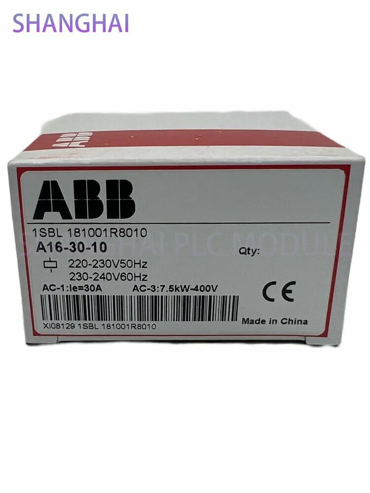 Новый оригинал Контактор ABB A16-30-10 1SBL181001R8010