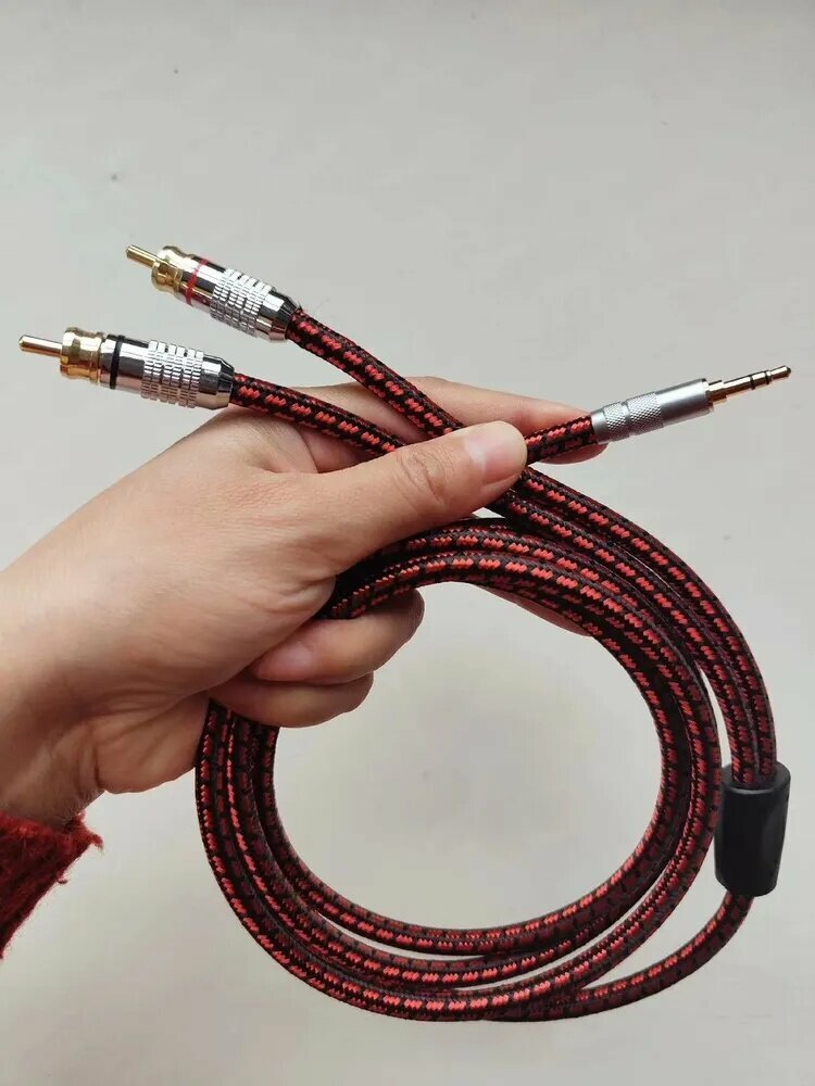 Monster Аудиокабель 3.5 мм/RCA, 0.5 м, красный
