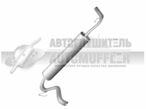 Глушитель основной 21213-214,2131 Автоглушитель AK 21213-1200010