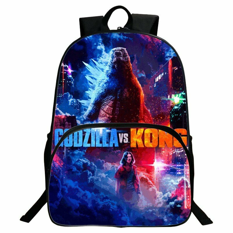 2026 Новый продукт с принтом Рюкзак Годзилла против Конга Мерчандайз из фильма Школьный рюкзак для студентов Детский рюкзак для мальчиков