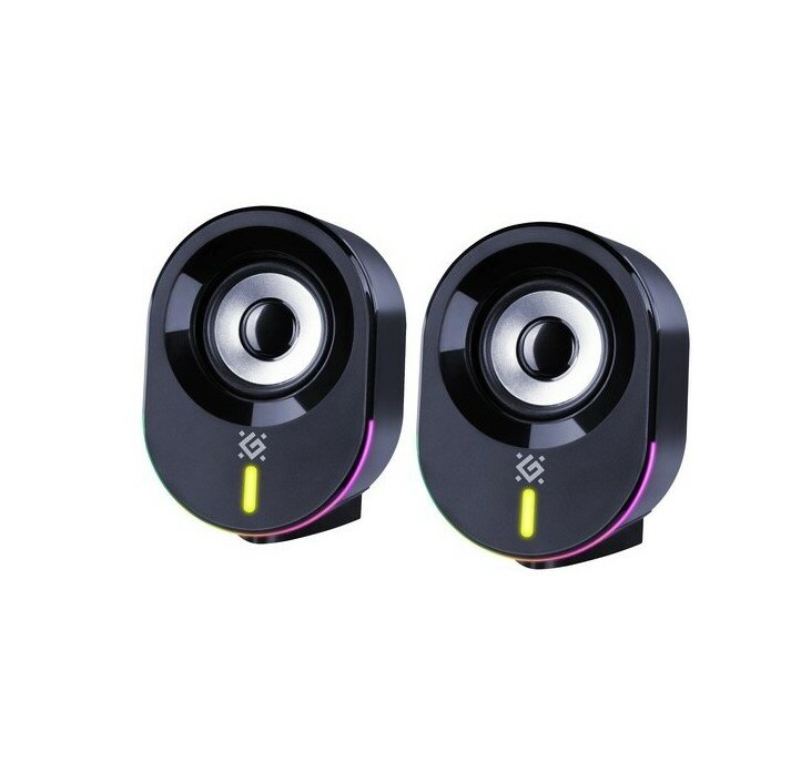 Компьютерная акустика 2.0 Defender Solar 8, 10 Вт, черный