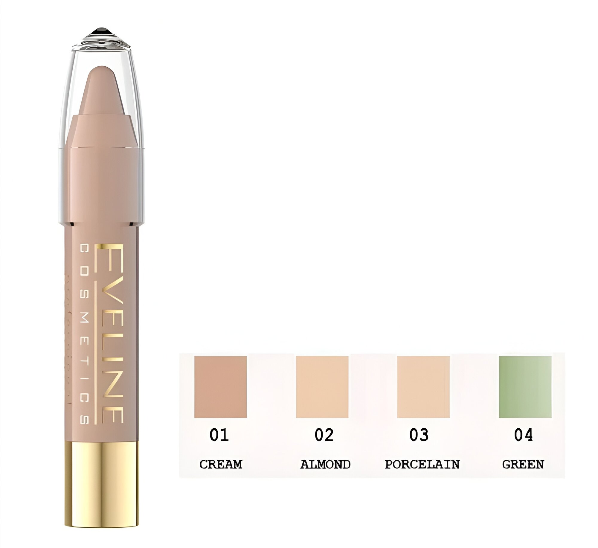 Карандаш корректирующий Eveline Cosmetics "Фарфор", оттенок 3