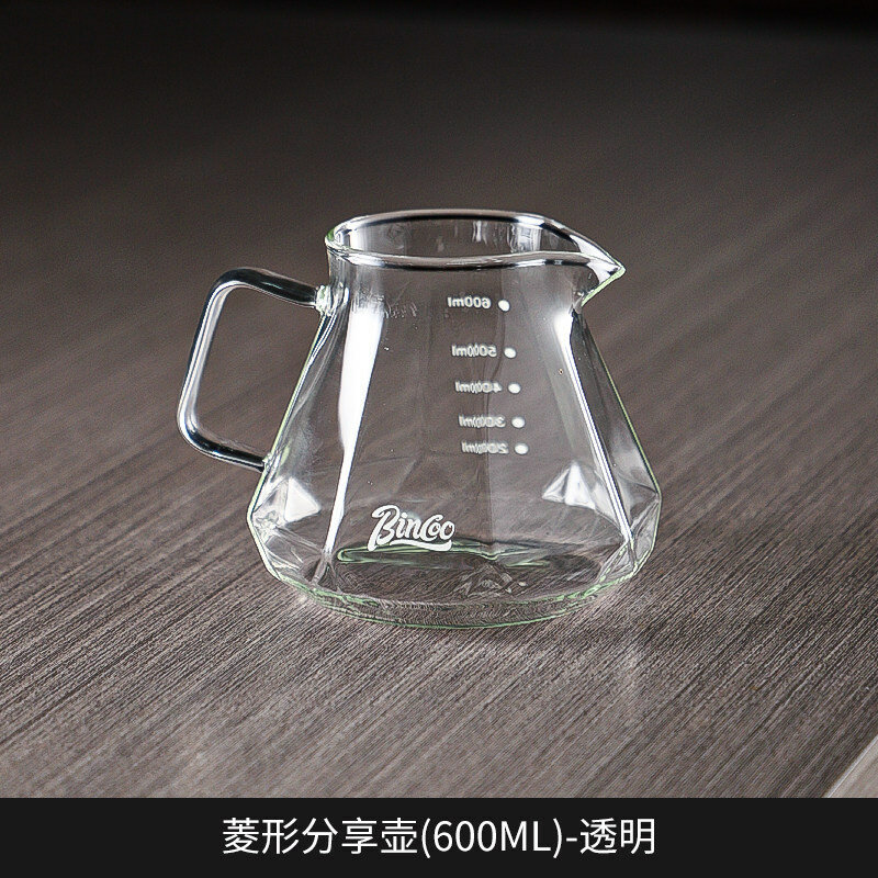 ⭐✅Кофейник Bincoo, набор для заваривания кофе, стеклянный кофейник для совместного использования, американский фильтр V60 для заваривания кофе⭐