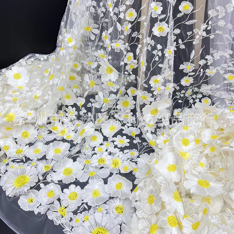 Многоцветная роза, односторонняя позиционирующая цветочная нашивка, вышитая ткань с окрашенной пряжей, высококачественная ткань для женского платья