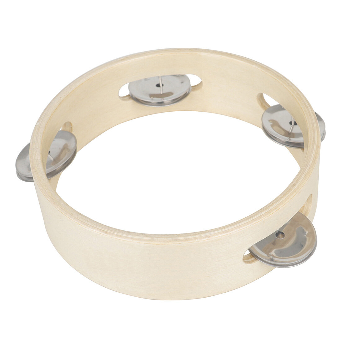 2026 Однорядный колокольчик 6inch Деревянный тамбурин перкуссионный инструмент Музыкальные аксессуары для детского сада Ручной колокольчик KTV