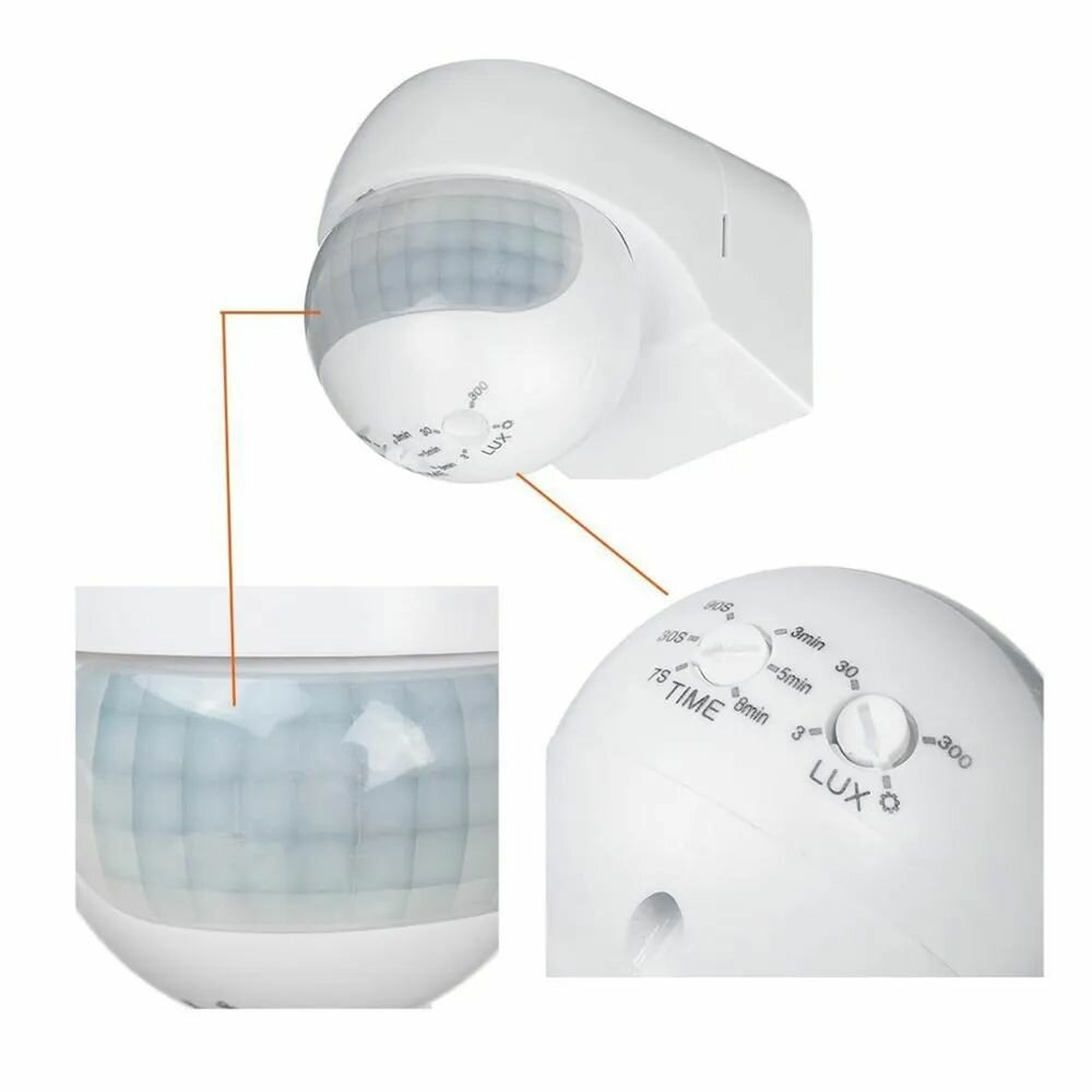 110 В-230 В Датчик движения Датчик движения Автоматический инфракрасный PIR-датчик