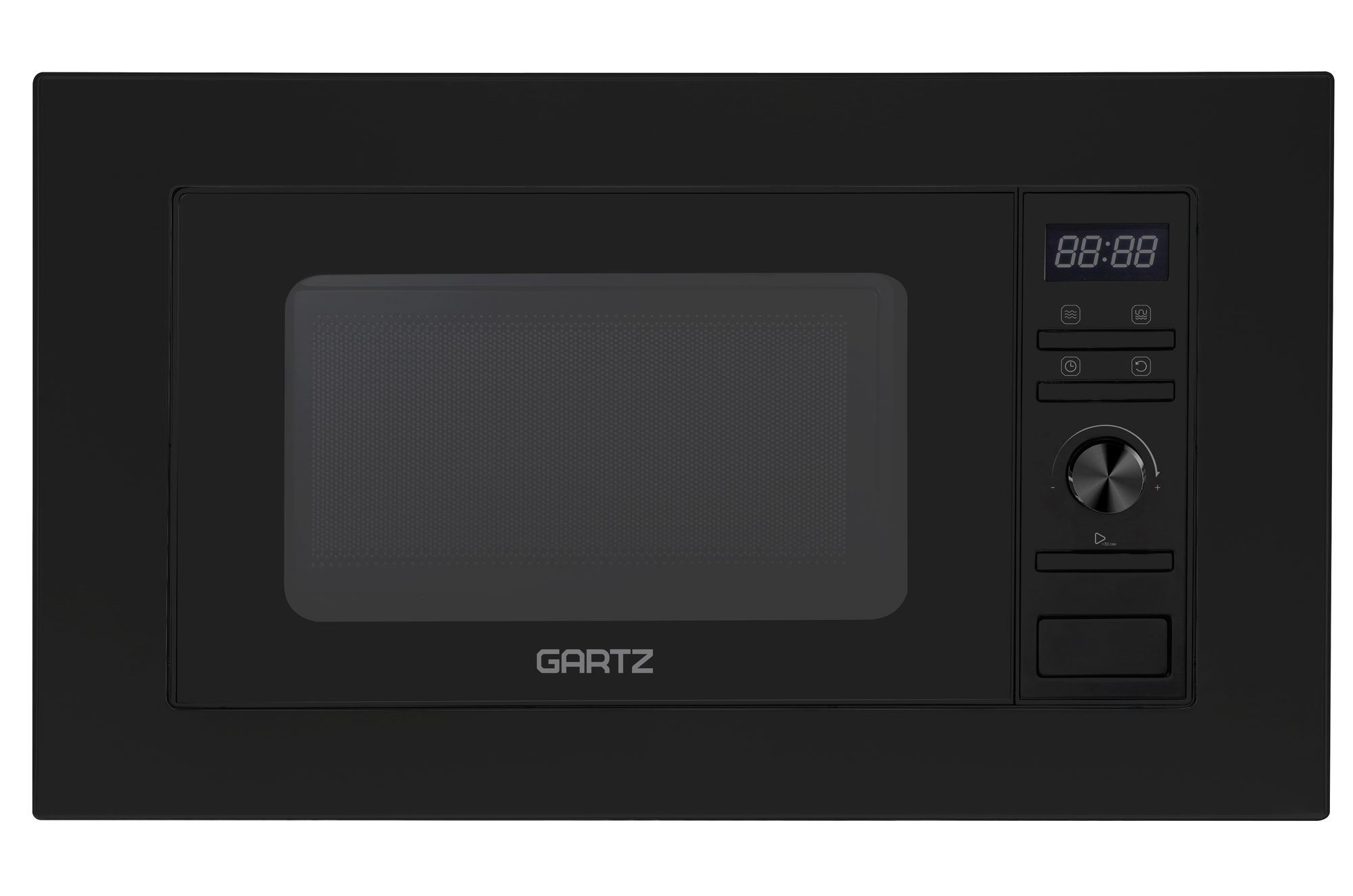 Встраиваемая микроволновая печь GARTZ MBB294B SmartCook, 20 л, 800 Вт, с грилем, чёрная