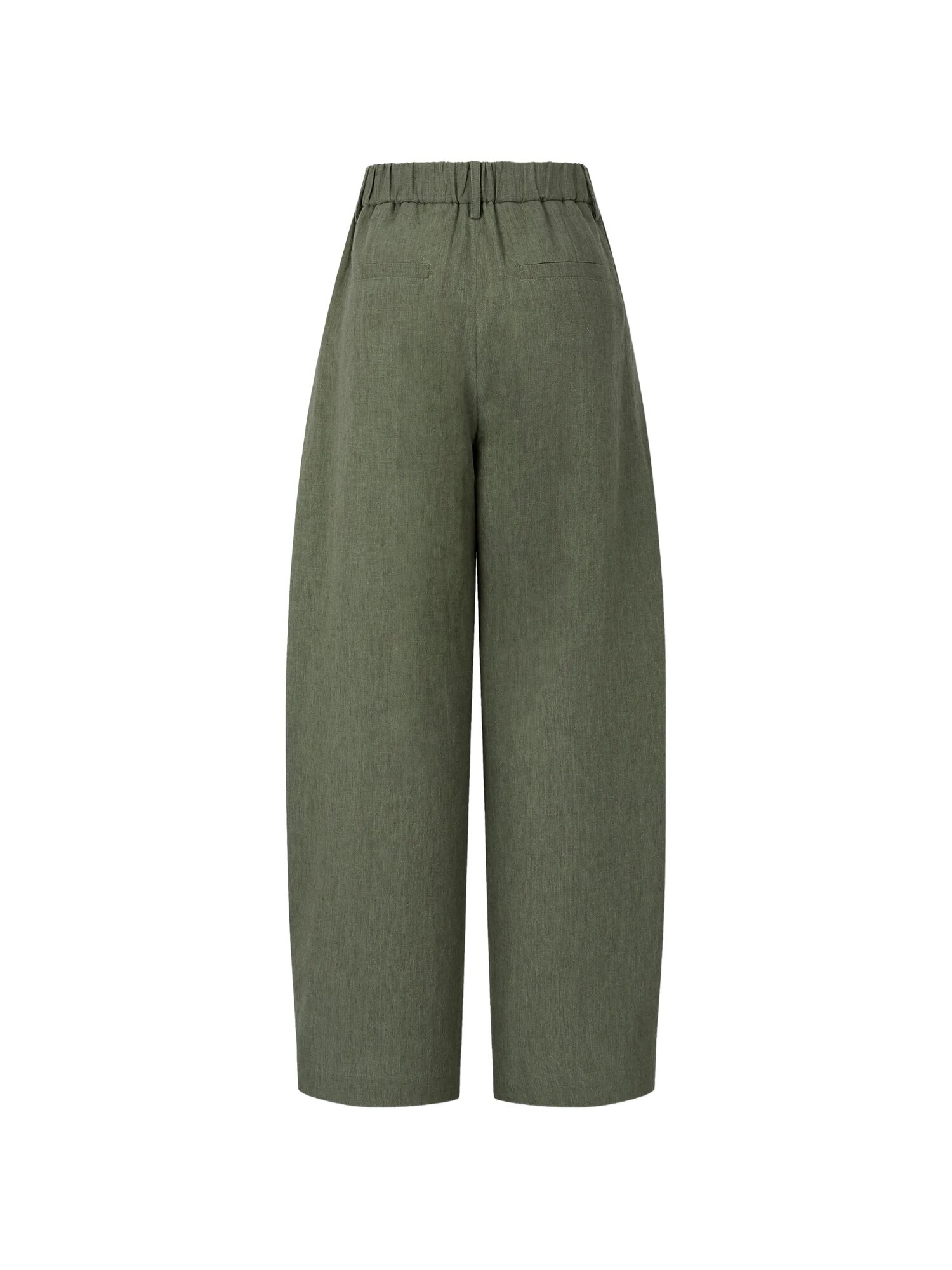 Брюки STUDIO TOMBOY Pleated drawstring trousers, размер OneSize, green — фото 1