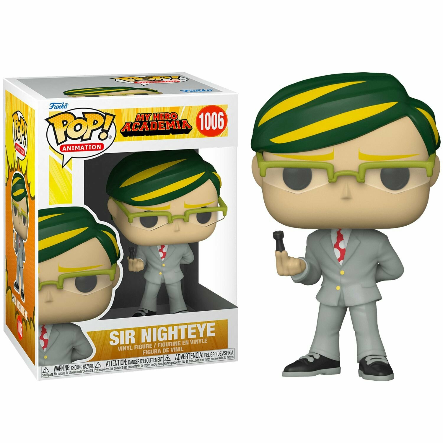 Фигурка Funko POP Sir Nighteye из аниме My Hero Academia / Сэр Ночноглаз Мирай Сасаки из Моя геройская академия Фанко ПОП
