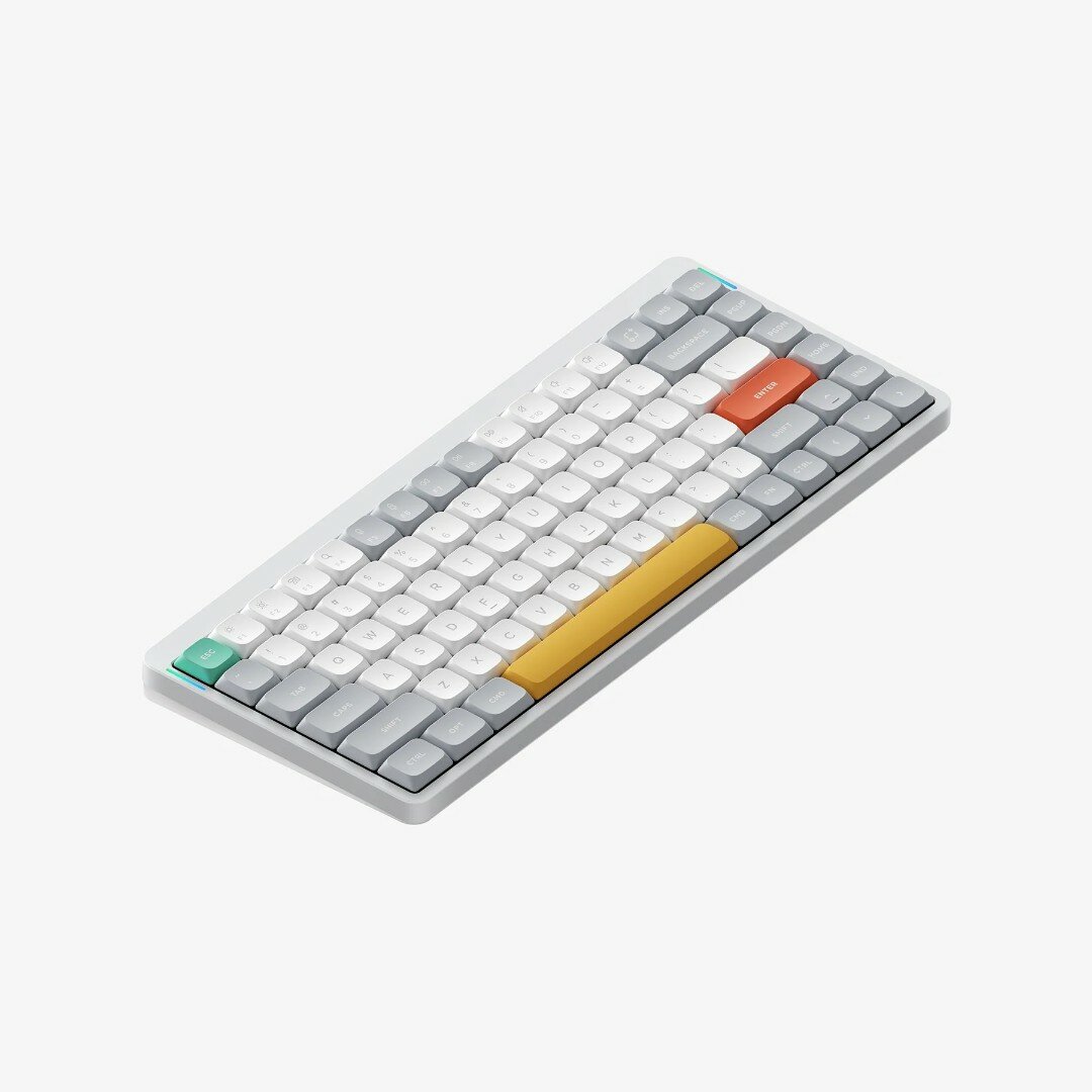 Клавиатура QMK Nuphy AIR75v2 Ionic White, Aloe Switch (AIR75v2-IW-21)