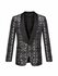 Куртка Billionaire Robin jacquard-logo blazer, размер 50, black/black