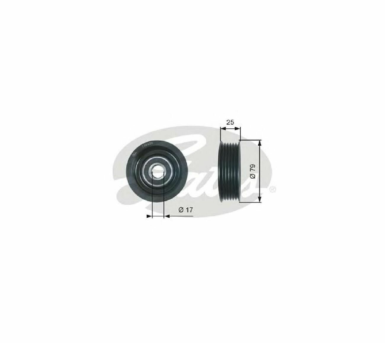 Ролик обводной ремня но! Mazda 2/3 1.3/1.4/1.5/1.6 03>