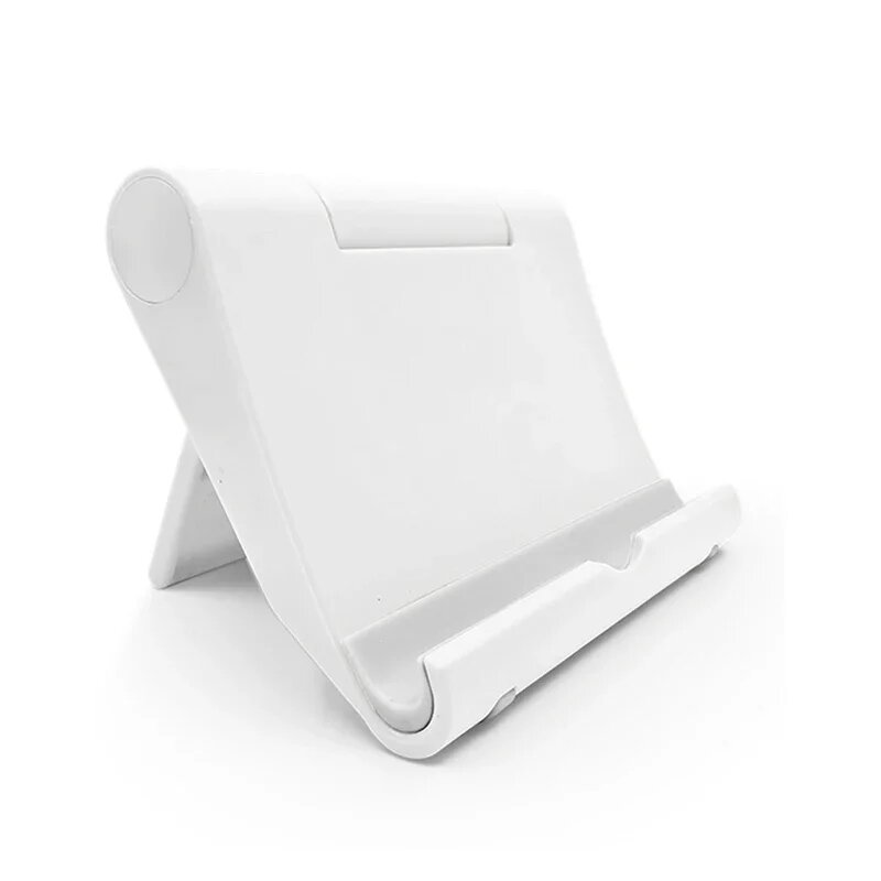 Универсальная Складная Настольная Подставка Для Мобильных Телефонов Samsung iPhone Max Plus White