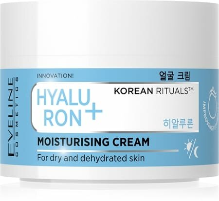 Крем для ухода за кожей Eveline Cosmetics Hyaluron + Korean Rituals, 50 мл