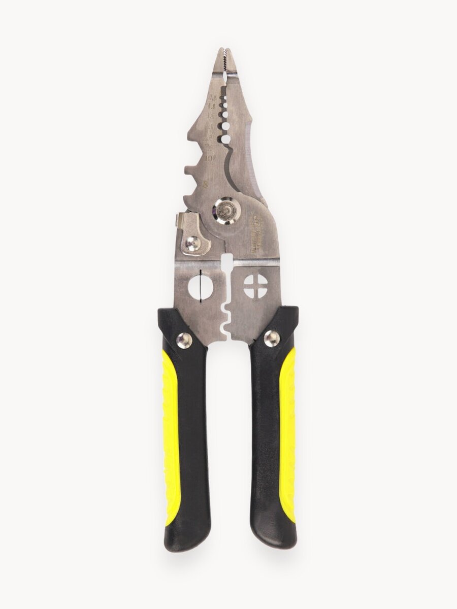 Плоскогубцы универсальные, многофункциональные 17 в 1, 210 мм, нержавеющая сталь, AISI420, Грандмастер PL-210, 671263