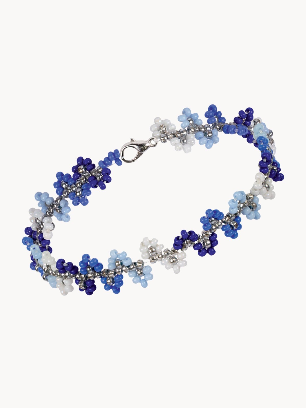 Набор для бисероплетения Klart 11-009 "Браслет. Синие цветы", для детей