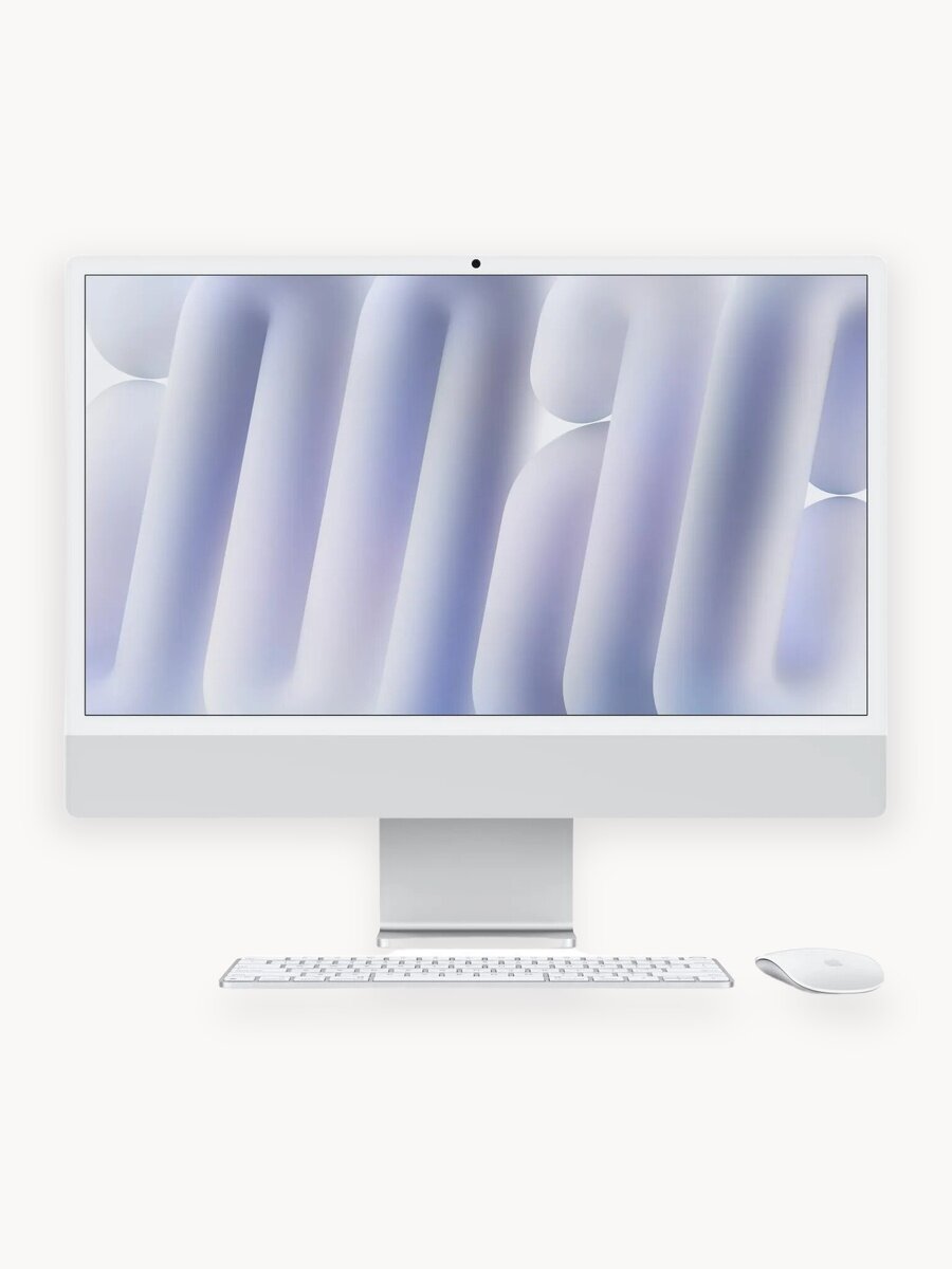 Моноблок 24' Apple Imac 24 (2024) M4 10C CPU, 10C GPU/16GB/512GB SSD Silver