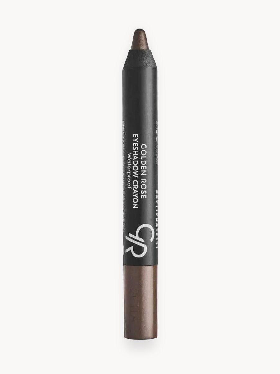 Водостойкие кремовые тени-карандаш для глаз Golden Rose Eyeshadow Crayon Waterproof сияющие перламутровые стойкие, тон 12