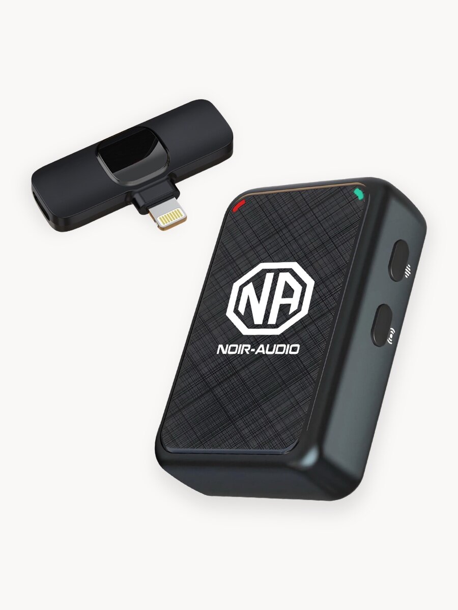 Микрофон петличный беспроводной, NOIR-audio ULTRA Lightning, с компактным приемником