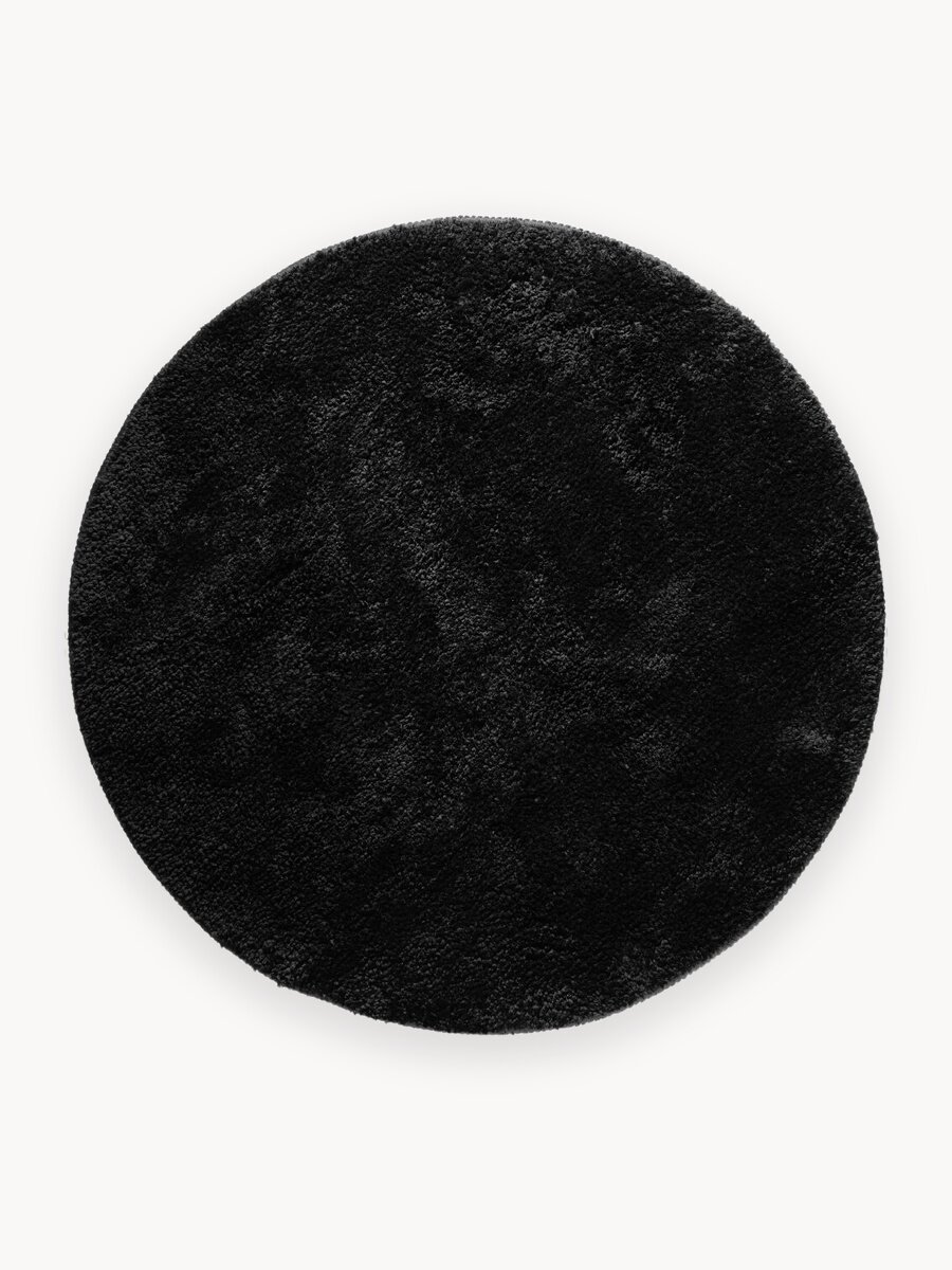 Мягкий коврик Magma для ванной комнаты 70х70 см, цвет черный