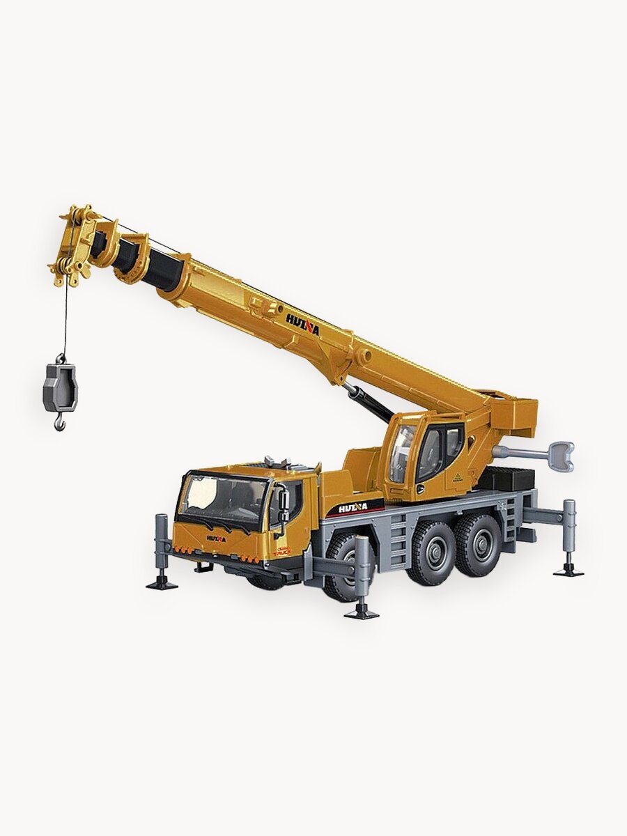Металлический грузовик - кран со стрелой Huina 1:50 - HN1702