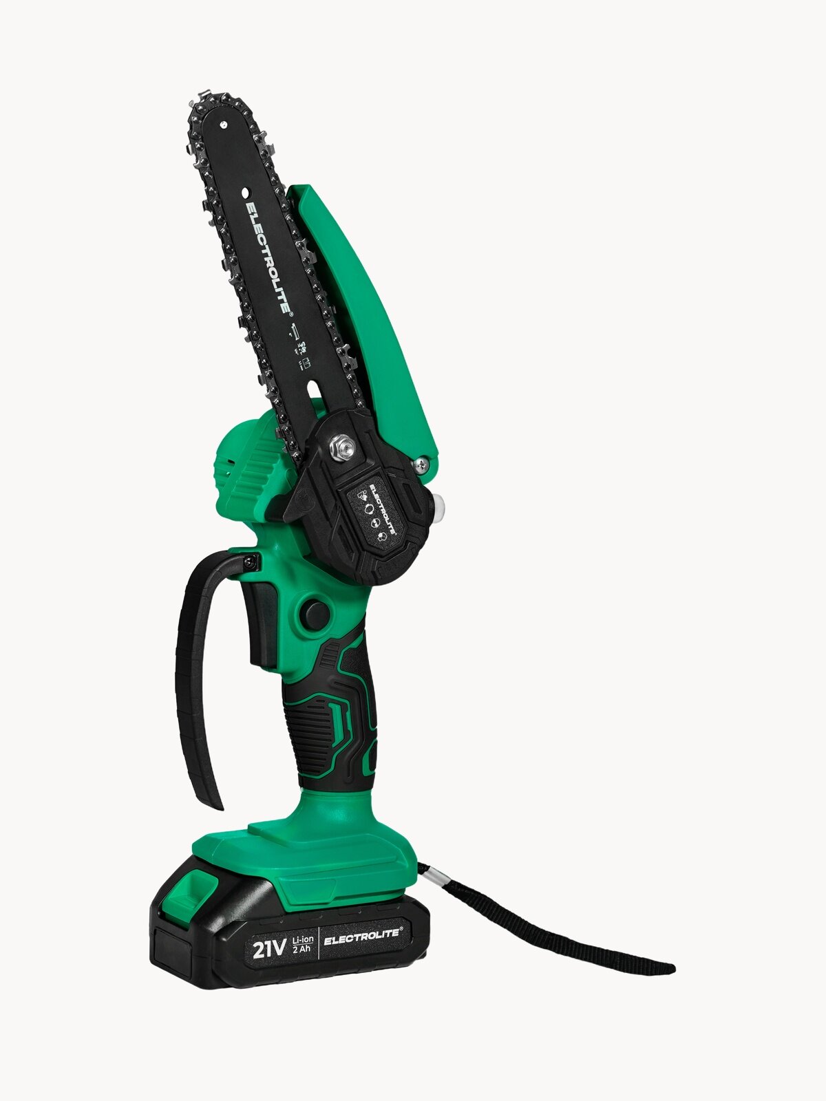 Аккумуляторная цепная пила Electrolite CSA21V6, 21В, 2 АКБ 2Ам/ч, В кейсе