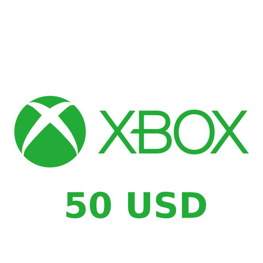 Карта пополнения счета Xbox - 50 USD (50$), (США/USA), электронный ключ