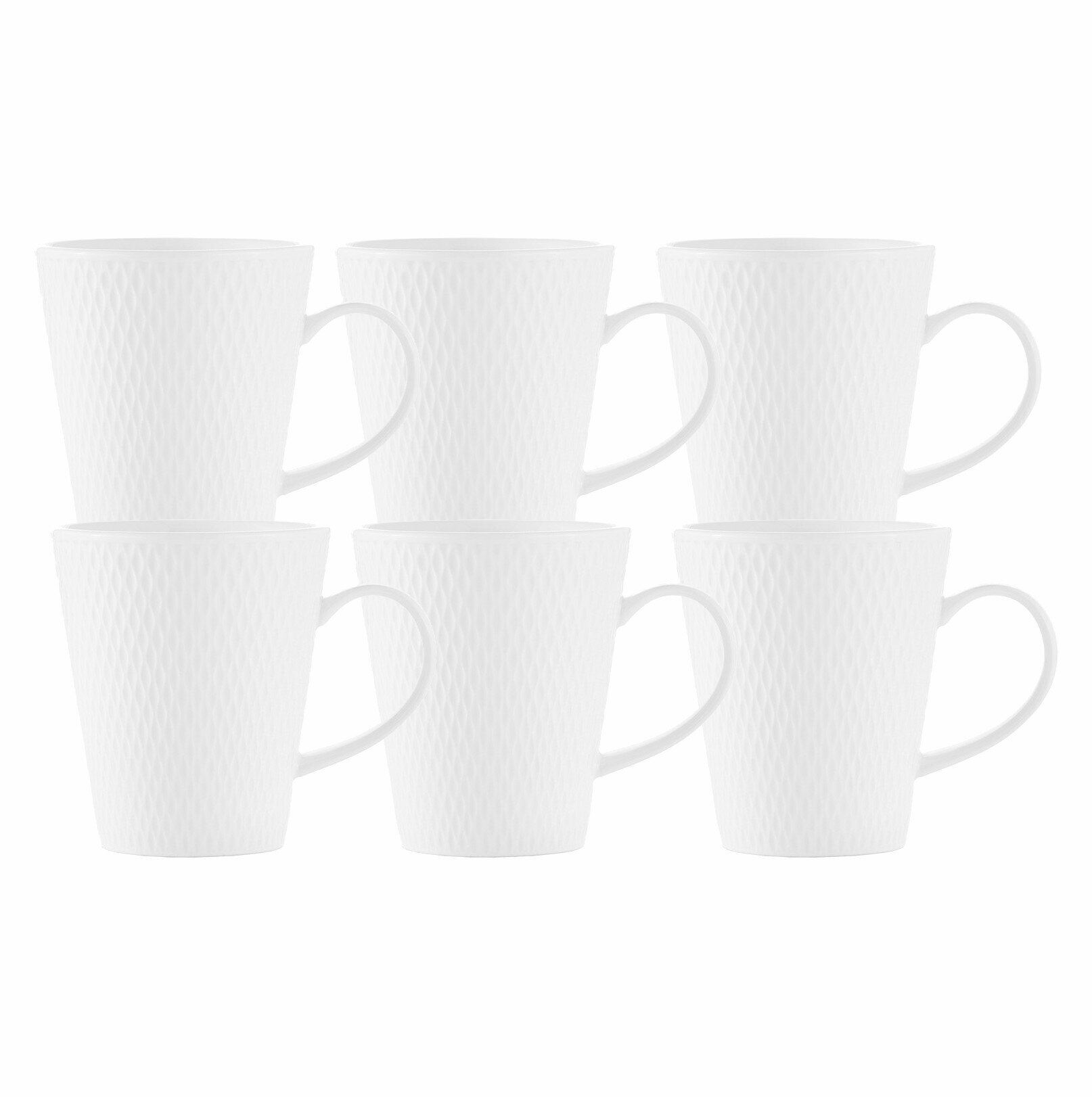 Набор 6 кружек Даймонд, 0,35 л (Maxwell&Williams, Китай)