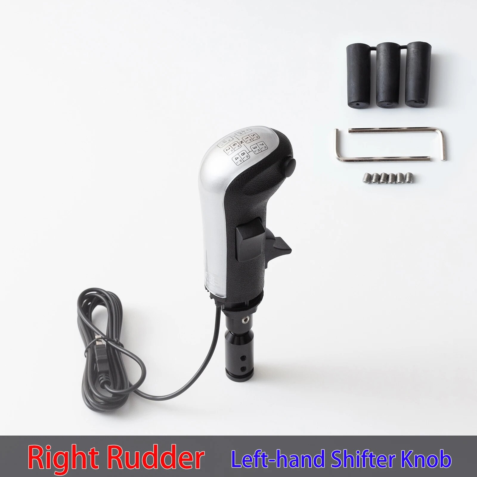 Правый руль, левая рукоятка переключения передач для ETS2 ATS Silver(LEFT HAND)