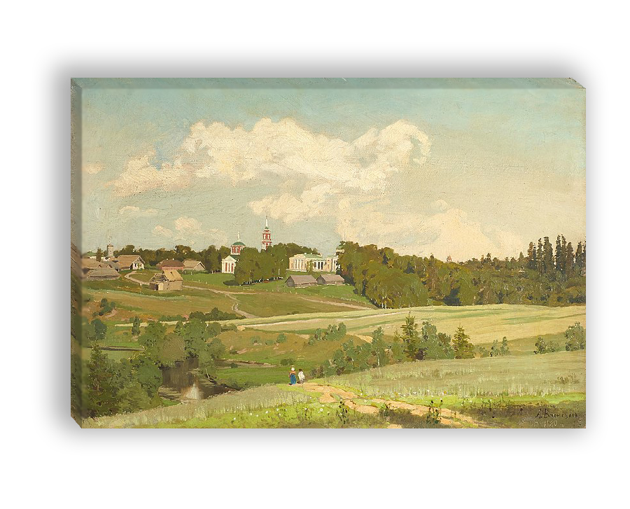 "Ахтырка", Васнецов А. М, картина для интерьера (репродукция) (40х27 см / на подрамнике)