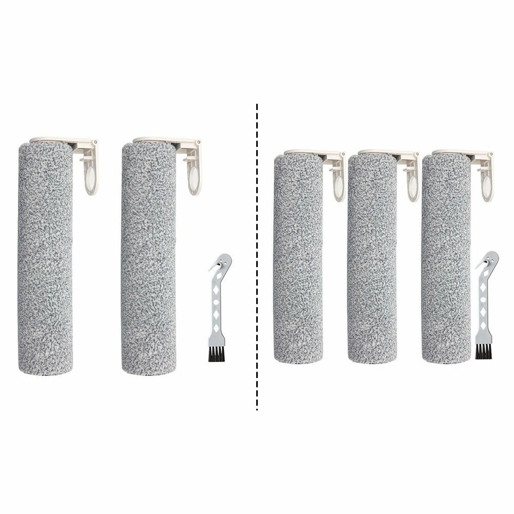 Роликовая щетка для мытья полов Mamibot Flomo I Plus / Atvel F16 Ultimate (случайный черно-белый цвет стержня роликовой щетки)