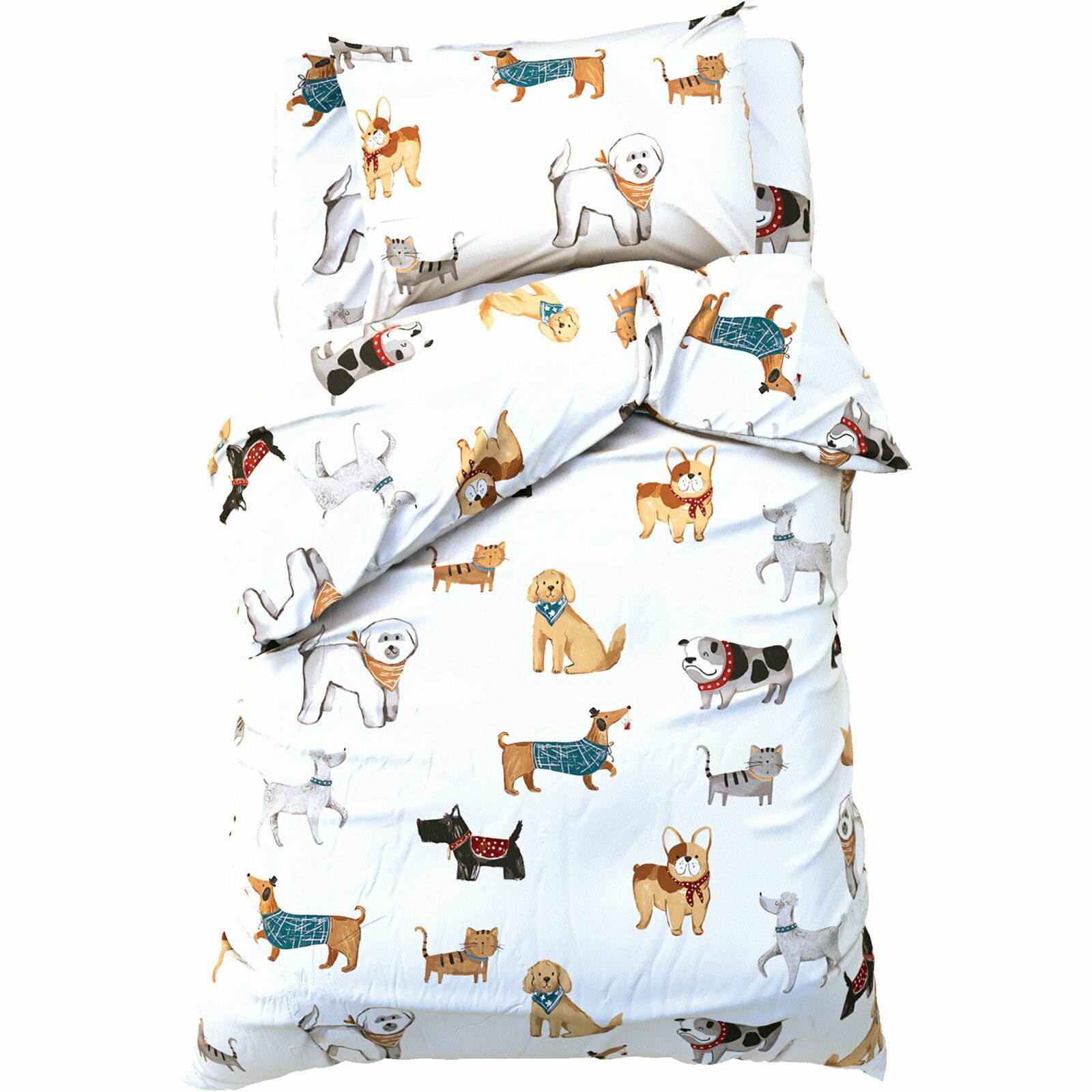 Постельное бельё 1.5-спальное Dog party, бязь, сезон: весна, назначение: детям