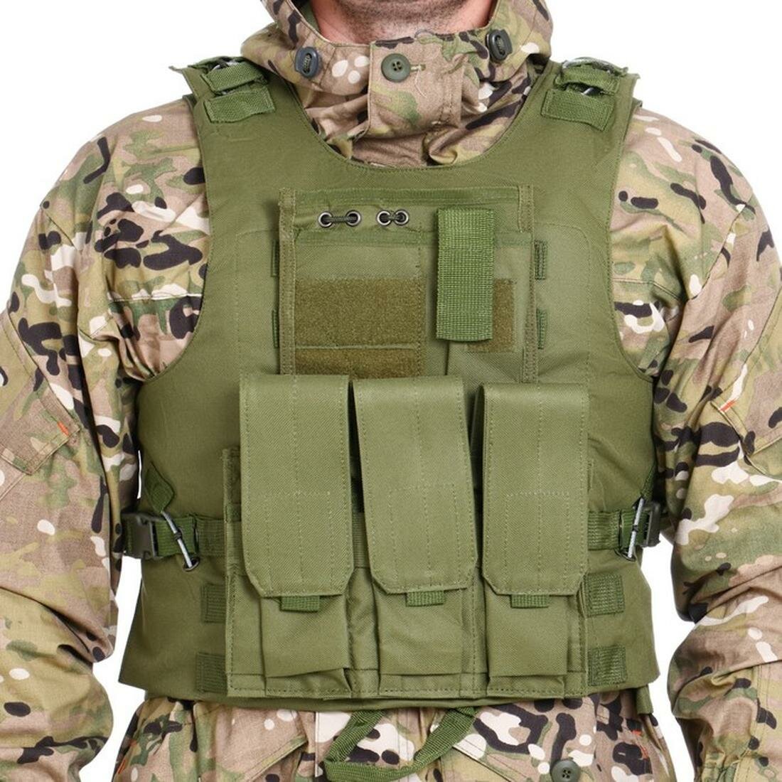 Жилет разгрузочный "Storm tactic", размер универсальный, цвет зеленый