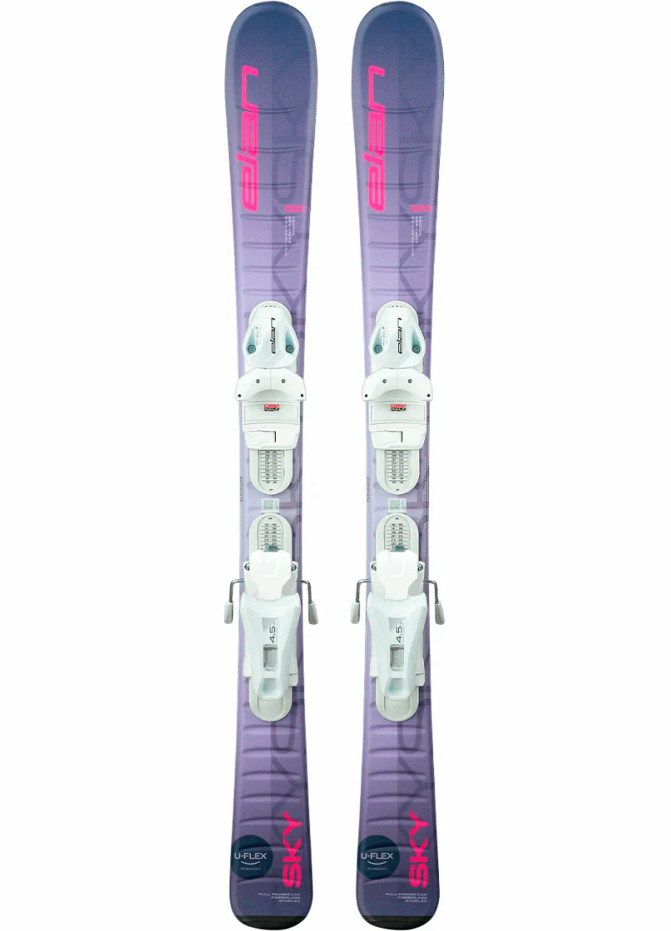 Детские горные лыжи ELAN SKY Jrs 100-120 + EL 4.5 (23/24), 110 см