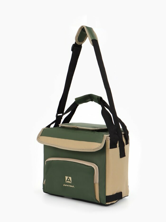 Арктика Термосумка «Арктика» на липучках, с люком, объём 10 л, зелёная