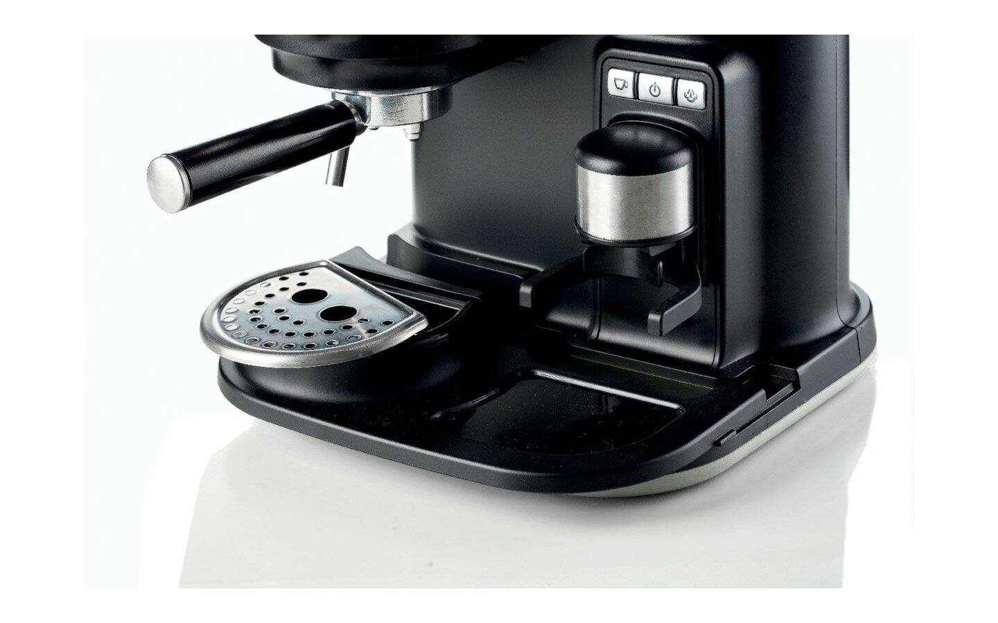 Поршневая кофемашина Ariete 1318/01 Moderna 1080 Вт, 15 бар, 0,8 л цвет черный/белый