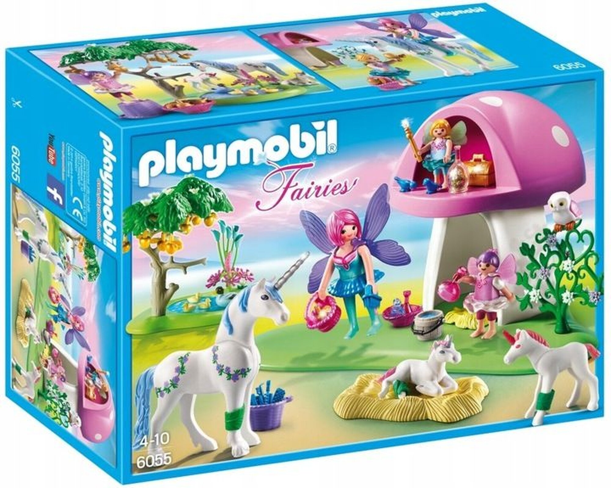 Конструктор Playmobil Fairies - Сказочный лес с единорогами - Плеймобиль 6055