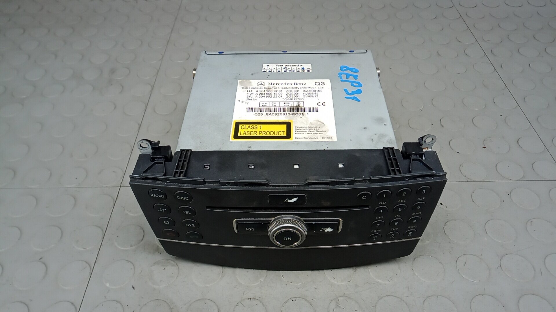 Магнитола MERCEDES BENZ C-CLASS W204